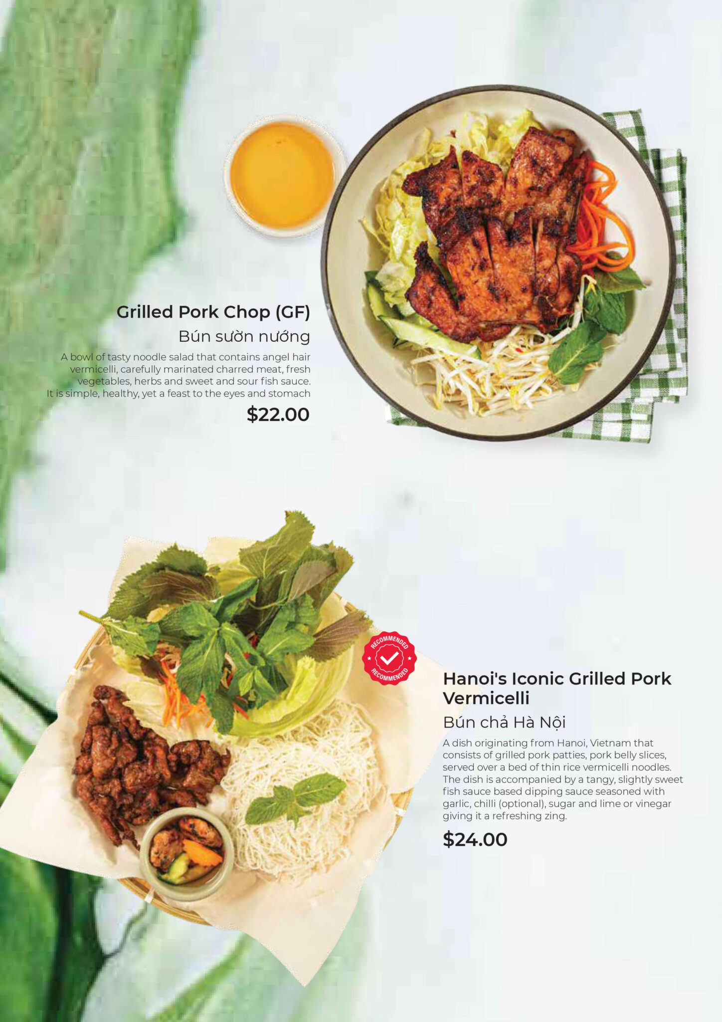 Blacktown Menu - VIETSOUL VIETNAMESE CUISINE
